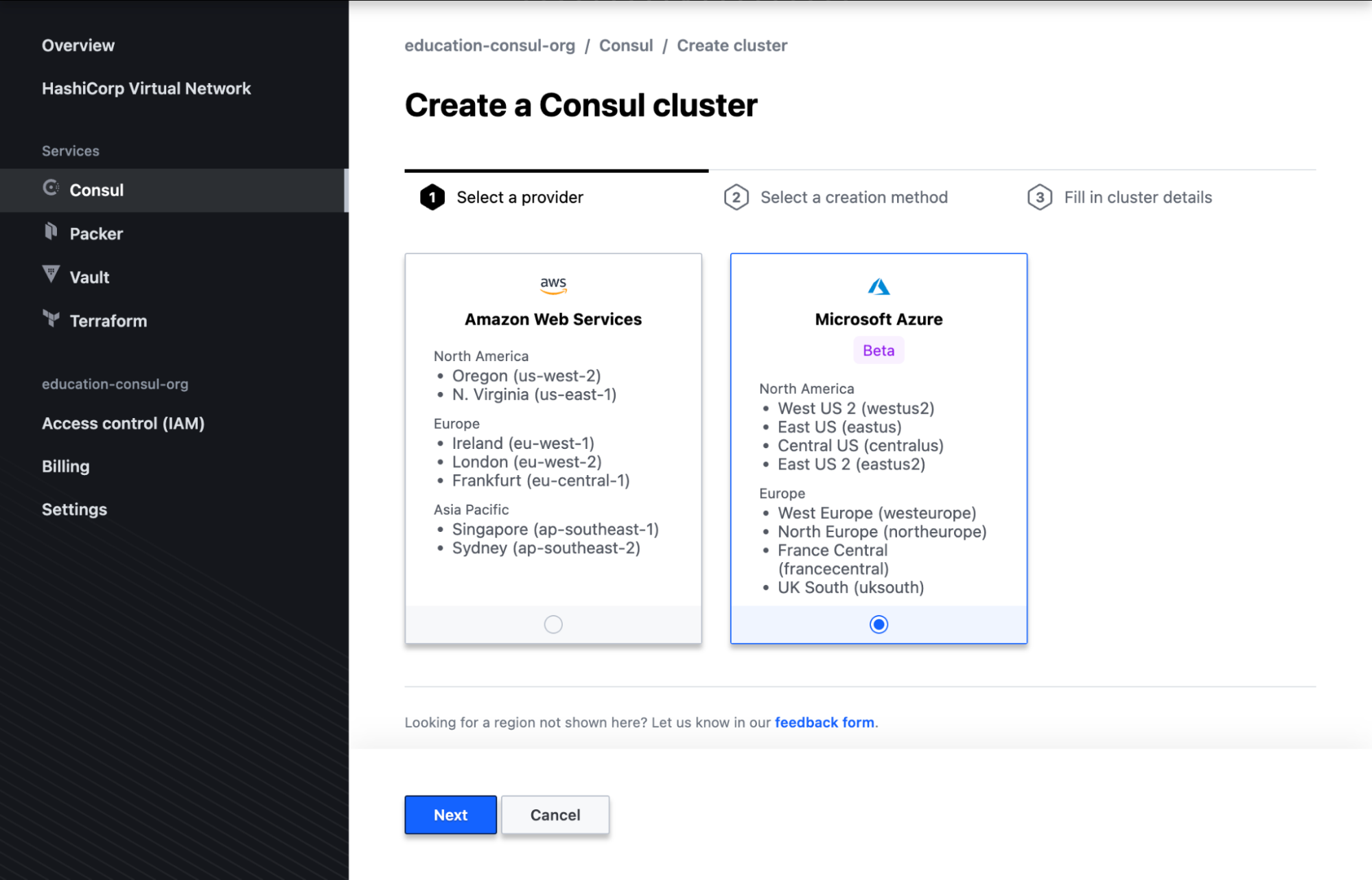 Deploy Hcp Consul With Vm Using Terraform Consul Hashicorp Developer
