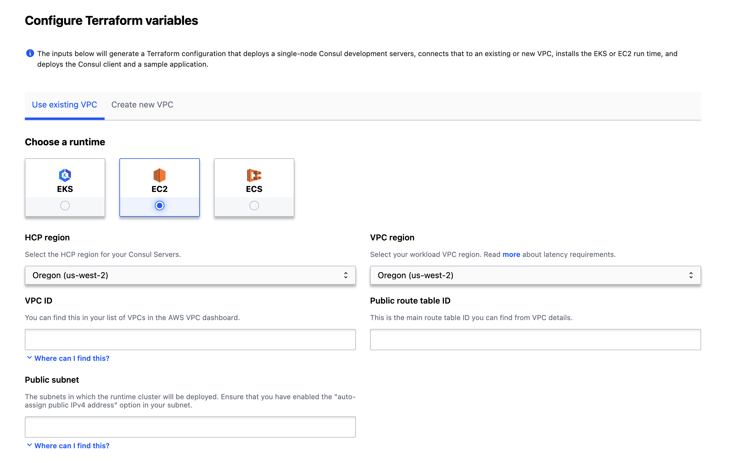 Deploy Hcp Consul With Ec2 Using Terraform Consul Hashicorp Developer