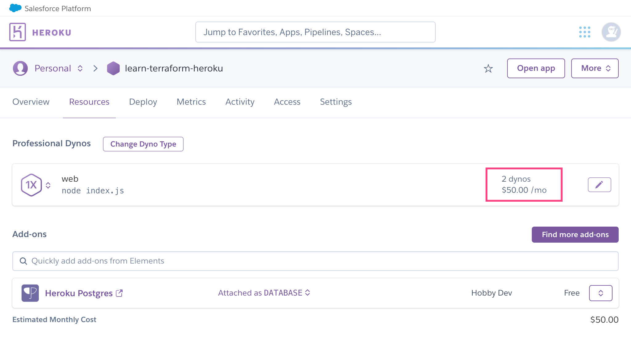 Deploy Manage And Scale An Application On Heroku Terraform Hashicorp Developer