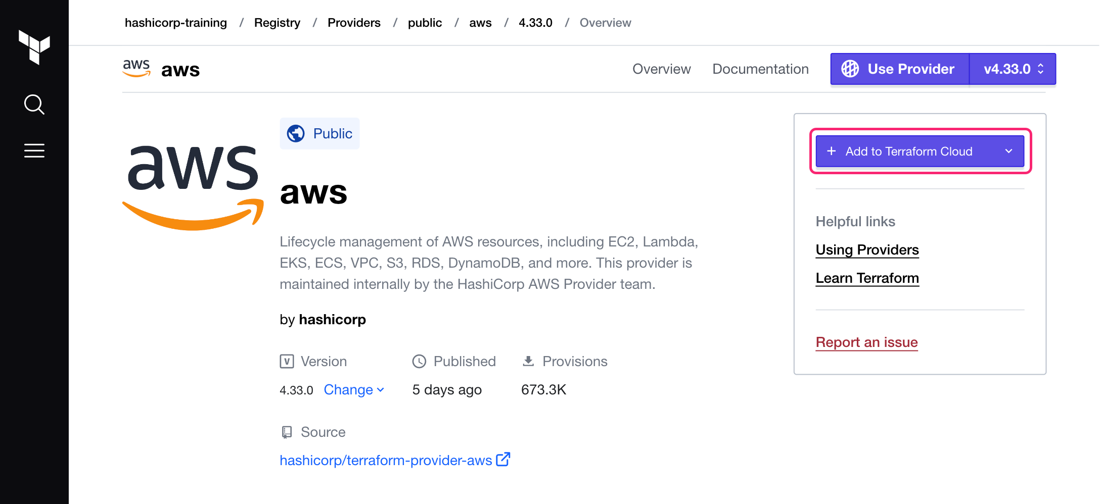 Add Public Providers and Modules to your Private Registry | Terraform | HashiCorp Developer