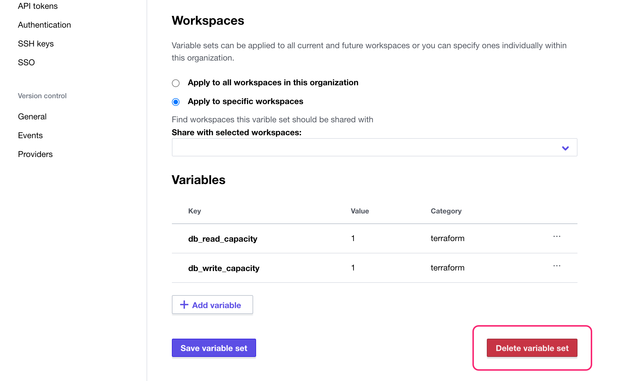 Manage Variable Sets in Terraform Cloud | Terraform | HashiCorp Developer