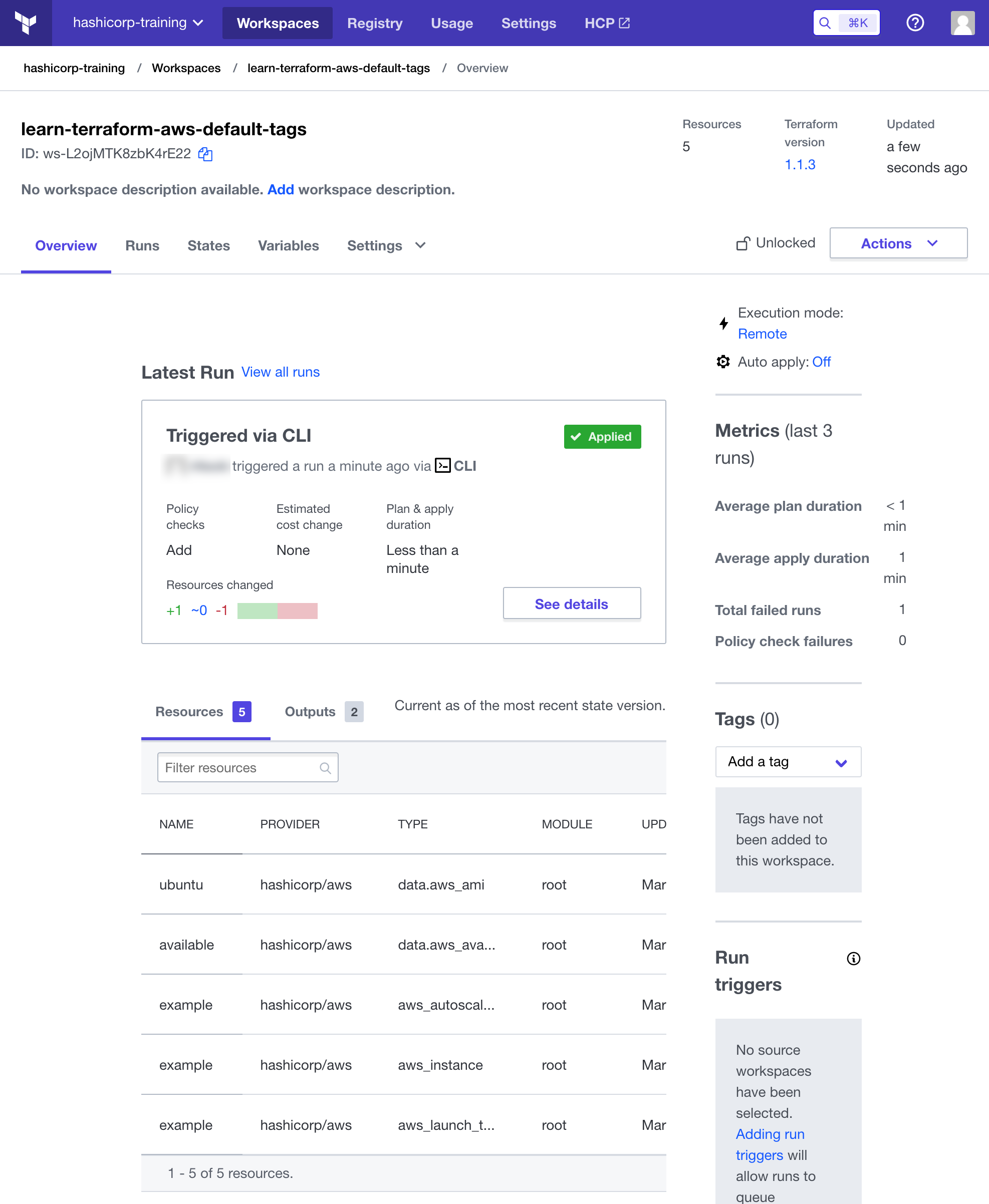 Configure Default Tags for AWS Resources | Terraform | HashiCorp Developer