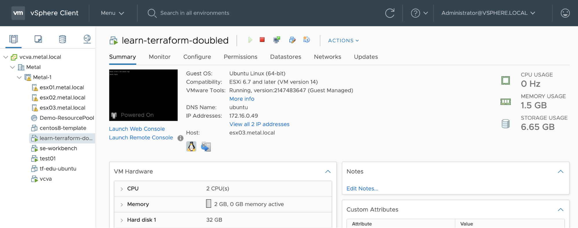 Manage Vms And Snapshots On Vsphere Terraform Hashicorp Developer