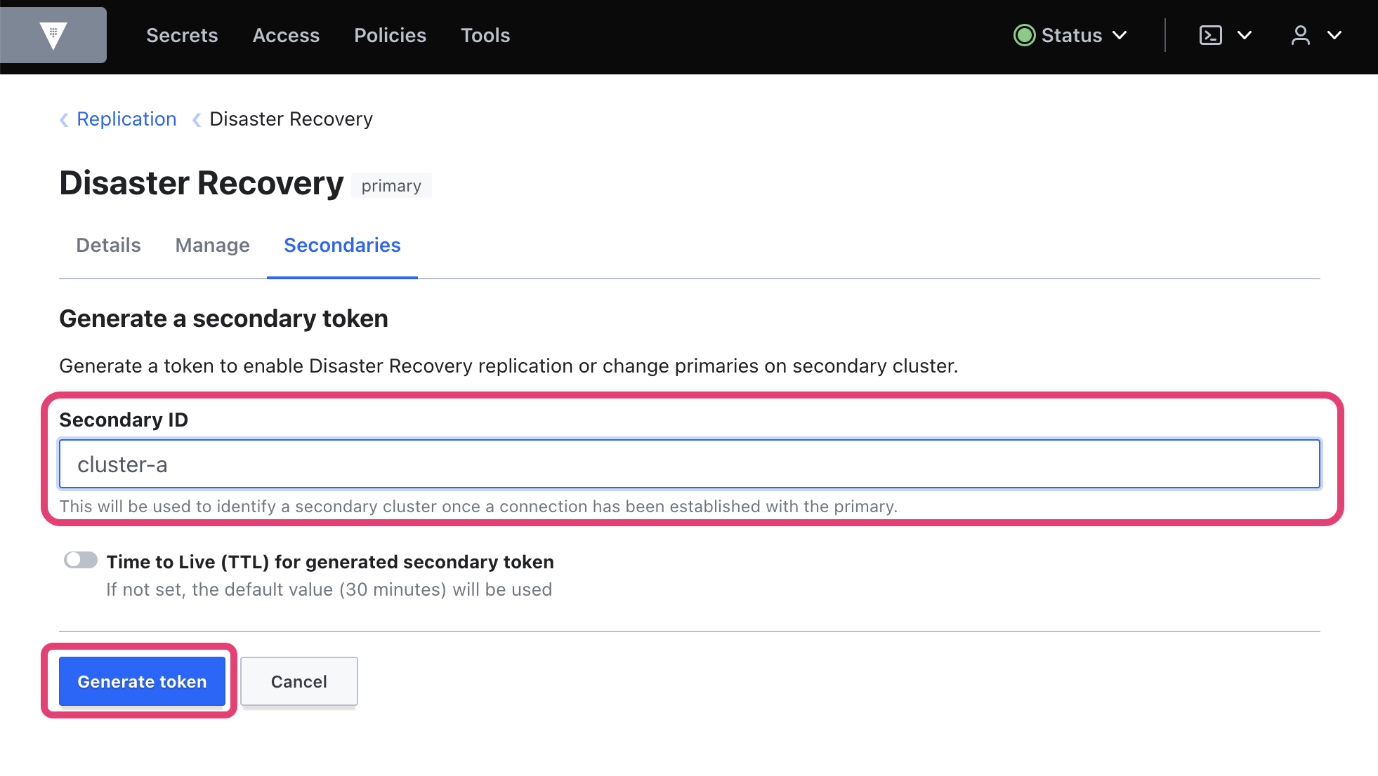 Disaster Recovery Replication Failover and Failback | Vault | HashiCorp Developer