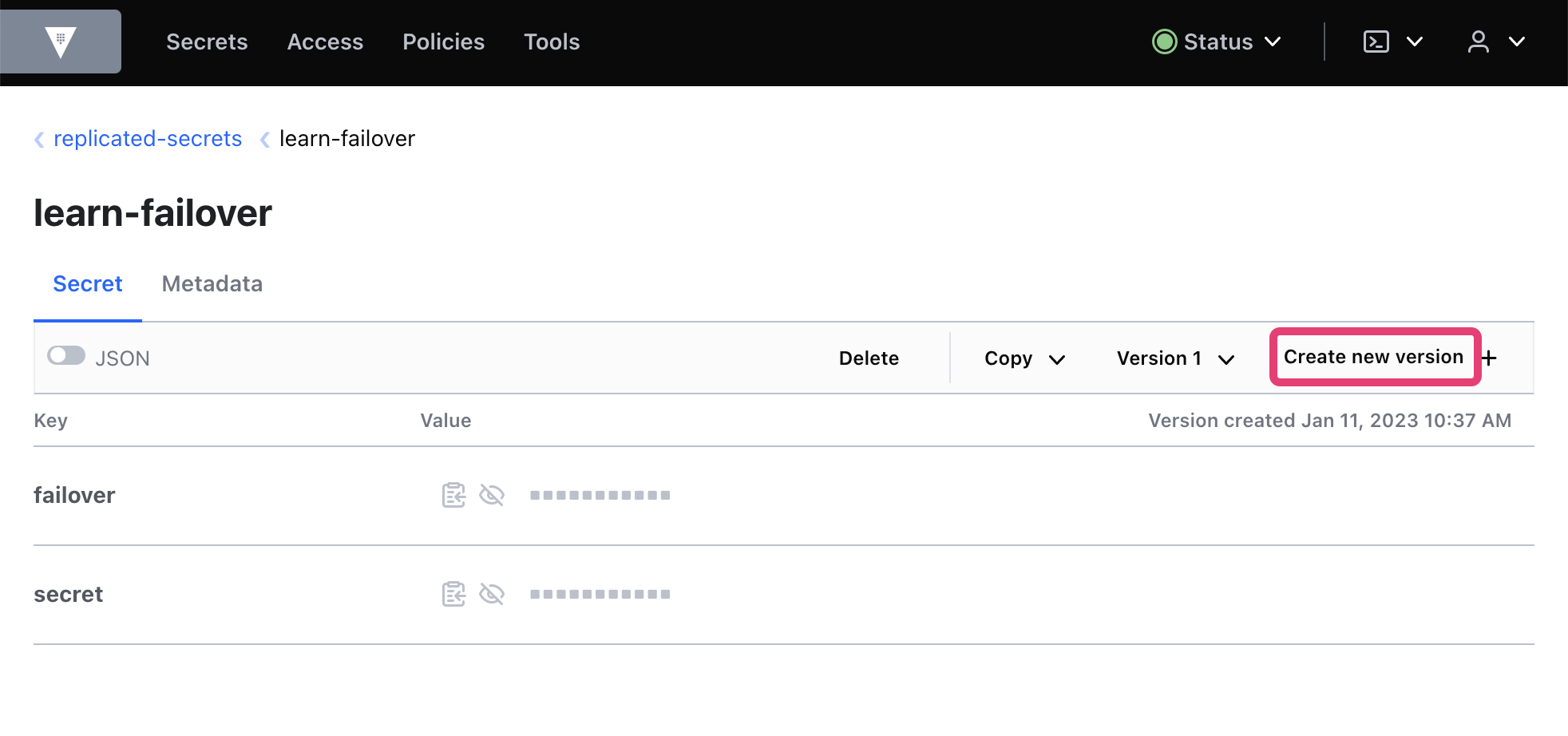 Disaster Recovery Replication Failover and Failback | Vault | HashiCorp Developer
