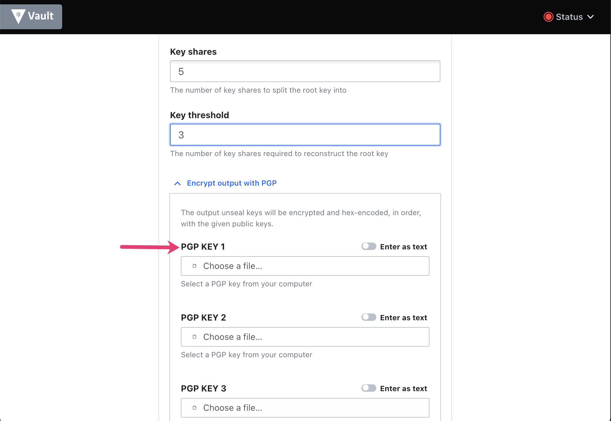 PGP encrypted key shares | Vault | HashiCorp Developer