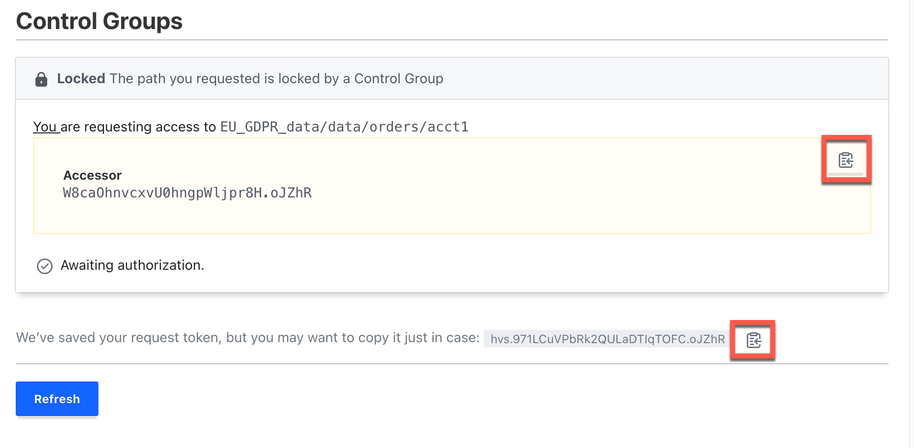 Control groups | Vault | HashiCorp Developer