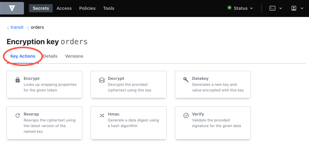 Encryption as a Service: transit secrets engine | Vault | HashiCorp Developer